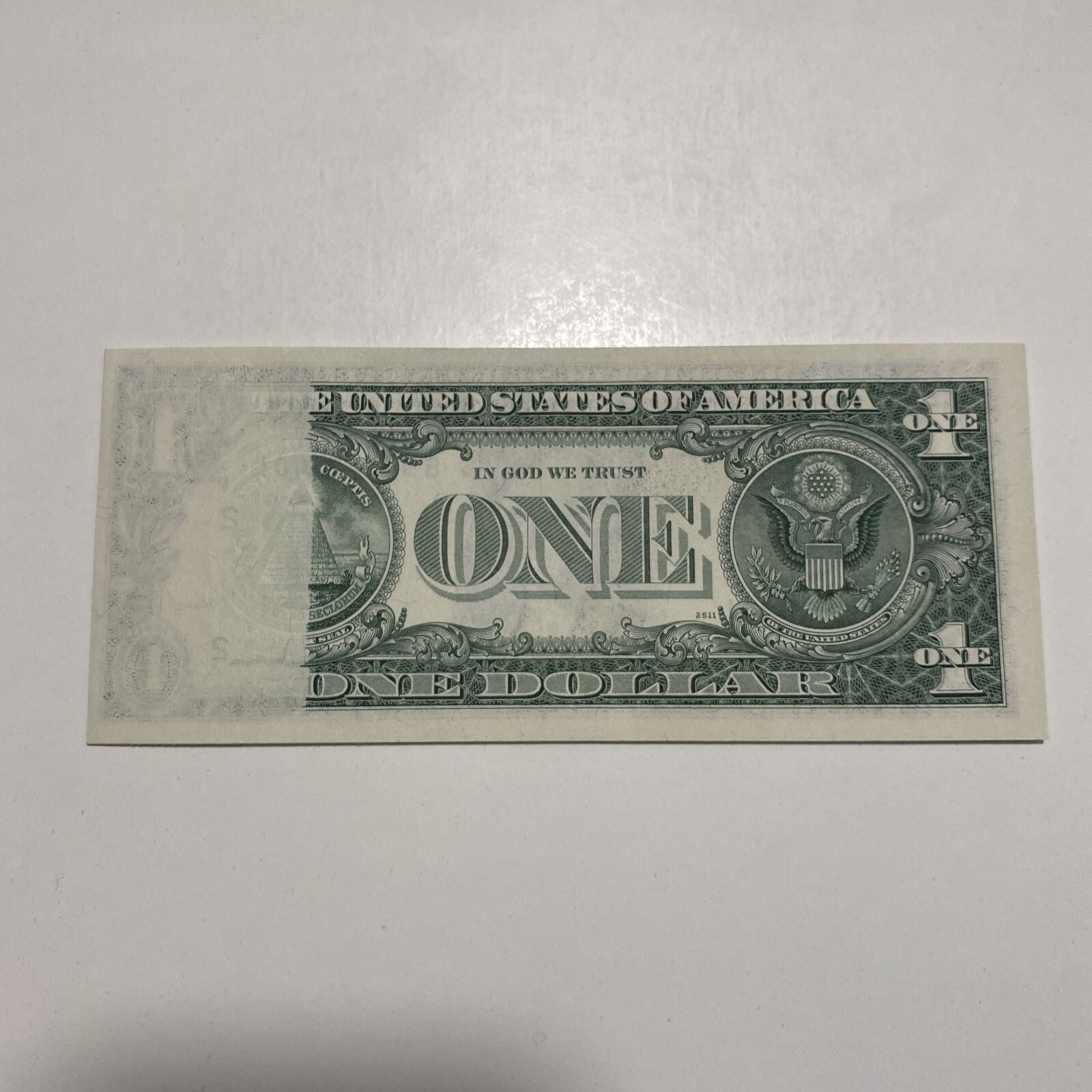 Price per note 》Error 1977A $1 Dollar Misprint Blank Back Exc Cond ...