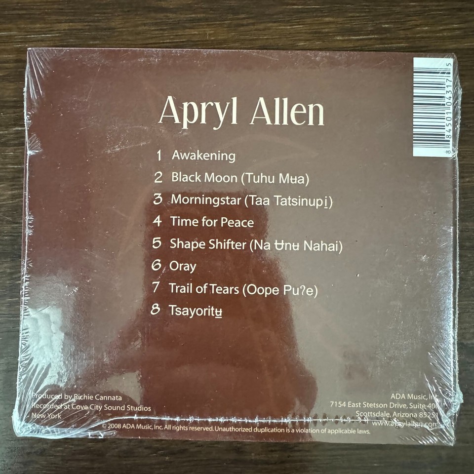 APRYL ALLEN - SHAPE SHIFTER (NA UNU NAHAI) (CD) 2008!!! RARE!!! NATIVE ...