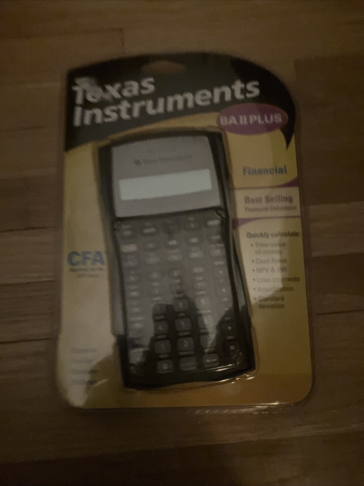 Texas Instruments BA II Plus Advanced Financial Calculator Brand New ...