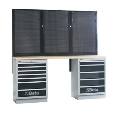 C45/Bpw-2,0-Combinaison Mobilier De Atelier Beta 2M, Plateau En Bois ...