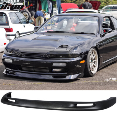 For 95-96 Nissan 240SX 2DR S14 Zenki Silvia GR Style Front Bumper Lip ...