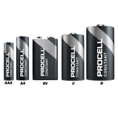 Duracell Industrial Procell Professional Use Batteries Alkaline AA AAA ...