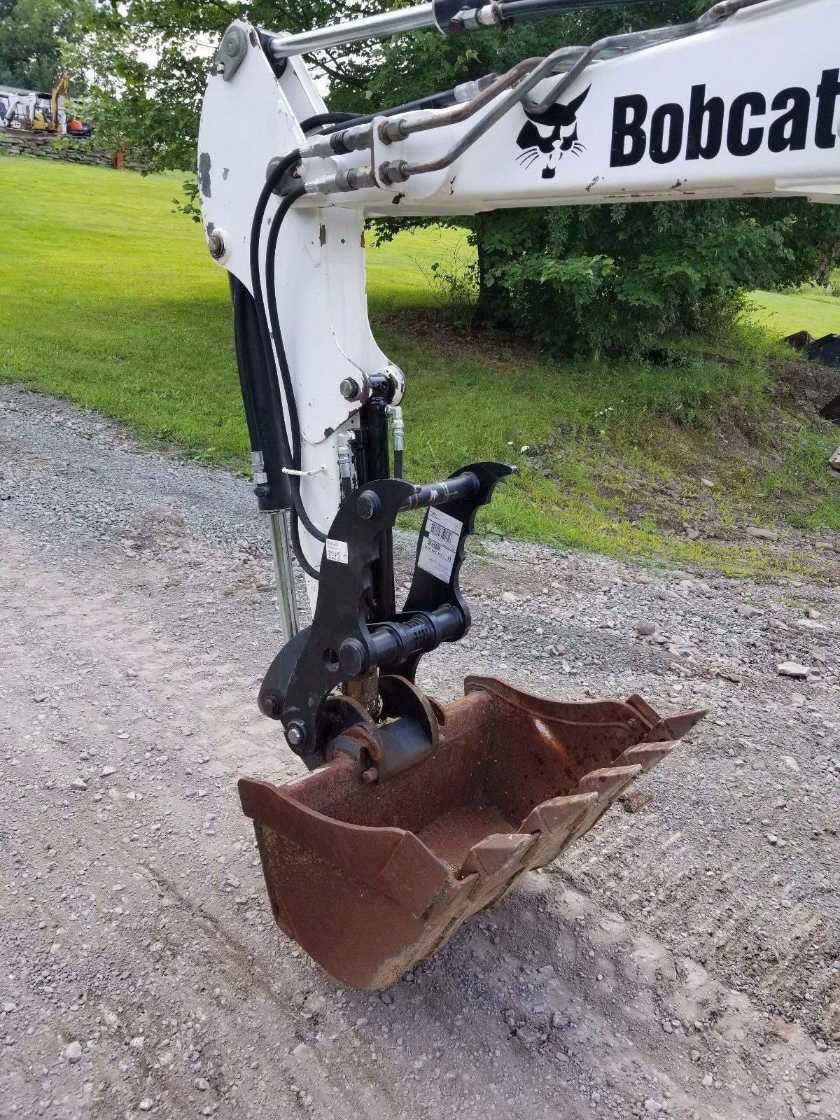 BOBCAT HYDRAULIC MINI EXCAVATOR THUMB PIN ON GRAPPLE CLAMP CLAW 325 328 ...