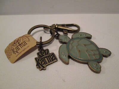 TURTLE METAL ENAMEL KEYCHAIN by Karma | eBay