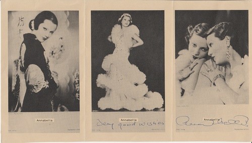 Signed Autograph by Suzanne Georgette Charpentier (Annabella) Hand ...