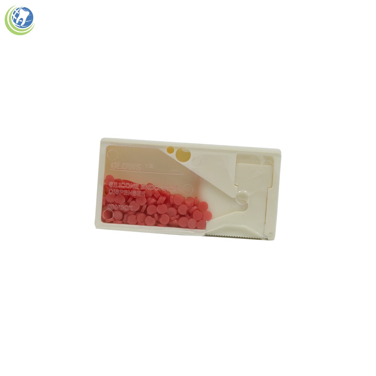 200 Endo Stops Red with Refillable Dispenser with Endo Ruler Endodontic ...