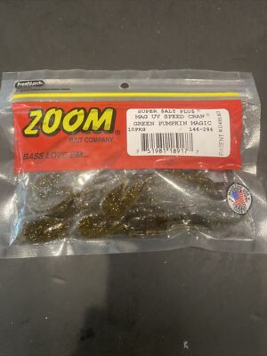 Zoom Super Salt Plus MAG Ultra Vibe Speed Craw Green Pumpkin Magic | eBay
