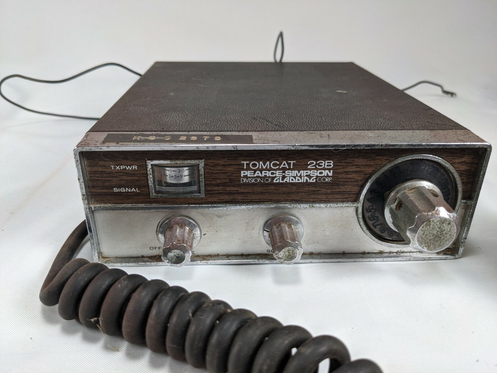 Vintage Pearce Simpson Tomcat 23B RARE CB RADIO AS IS FOR PARTS ...