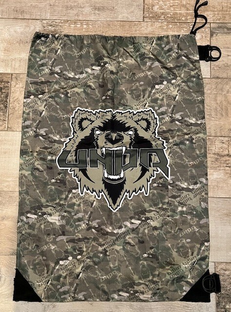 UNDR Camo Paintball Pod Bag with Strap & Draw String - Green Camouflage ...