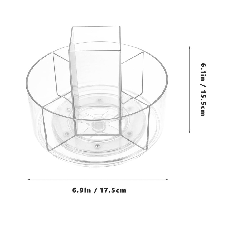 Rotatable Desktop Cosmetics Rack 360 Multi-Layer Makeup Organizer ...