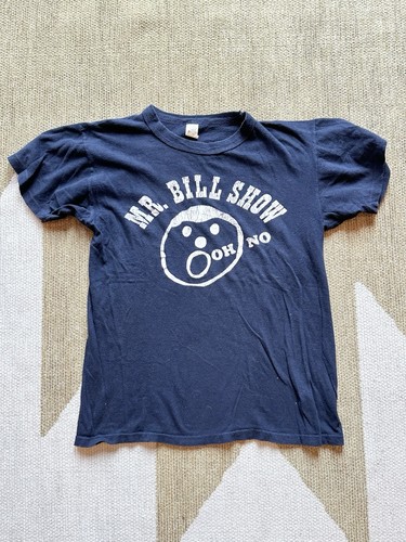 Mr. Bill Show T-Shirt VTG 1970's Blue Saturday Night Live Walter ...