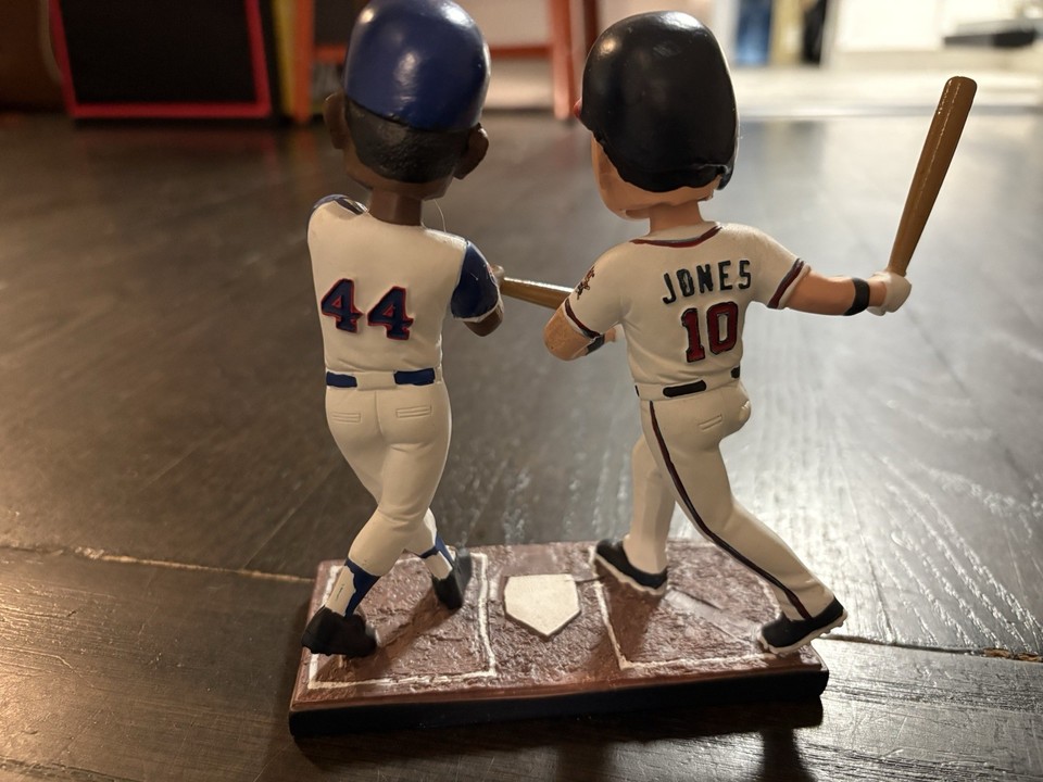 Atlanta Braves Goat Bobblehead A-list. Chipper And Hank | eBay