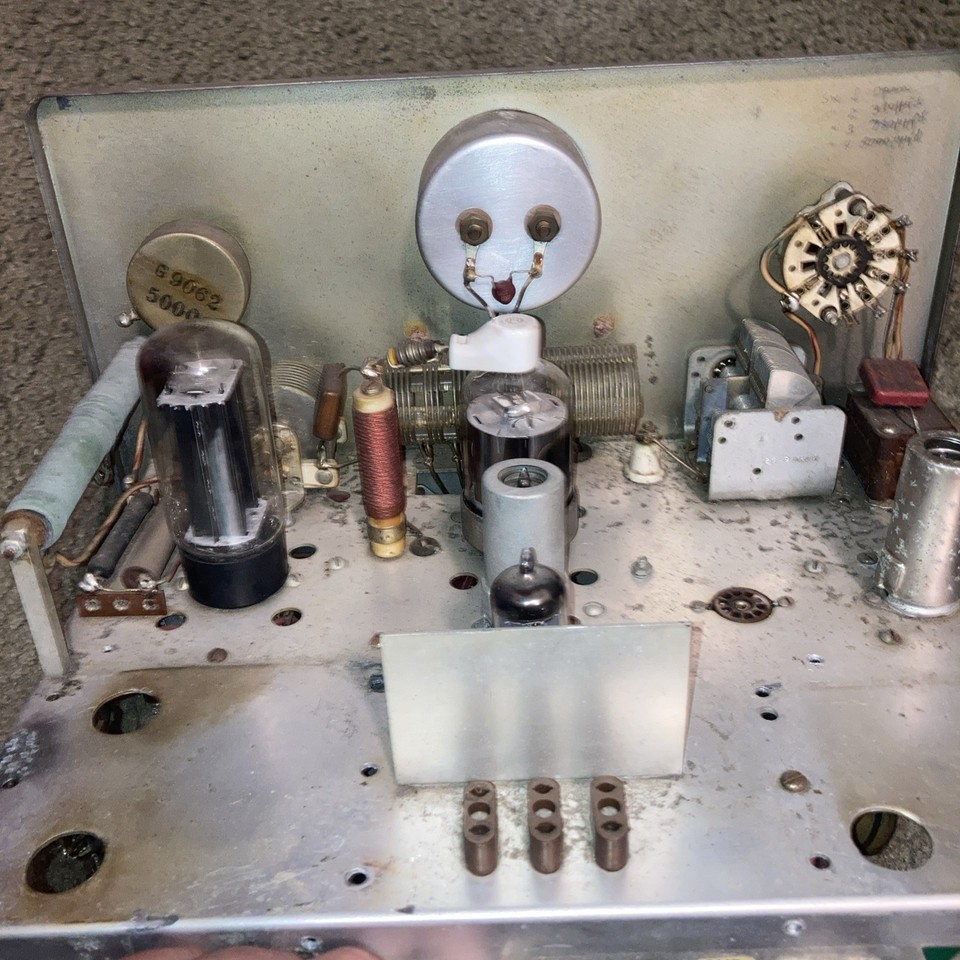 Heathkit Model DX-40 Transmitter Ham Radio Vintage w/ Heath Mullard C83 ...