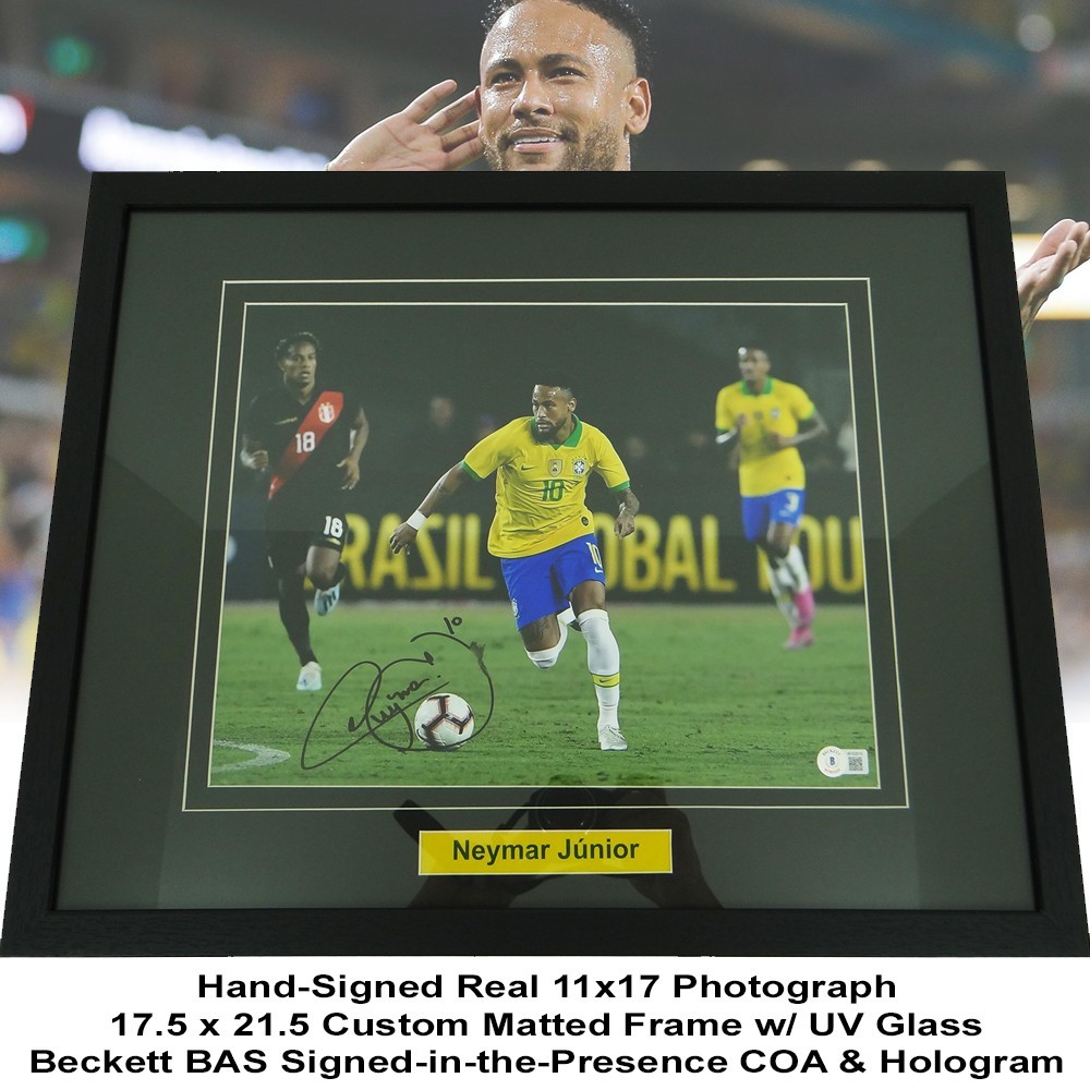 Neymar Jr. Autographed Memorabilia | Signed Photo, Jersey, Collectibles ...