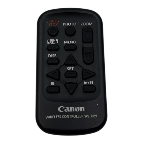 CANON WL-D89 Remote Control / Wireless Controller for Camcorders | eBay ...