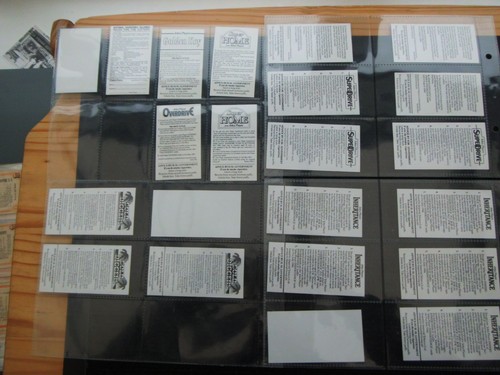 FIVE PAGES PLAYERS AND WILLS UNUSUAL CIGARETTE CARD INSERTS | eBay UK