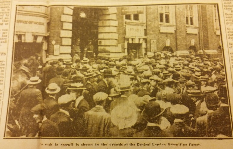 1914 Newspaper World War I Starts Picture Photos History Military Army ...