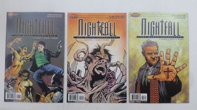 NIGHTFALL The Black Chronicles 1, 2 & 3 Comic Paperback Lot Of 3 Homage ...