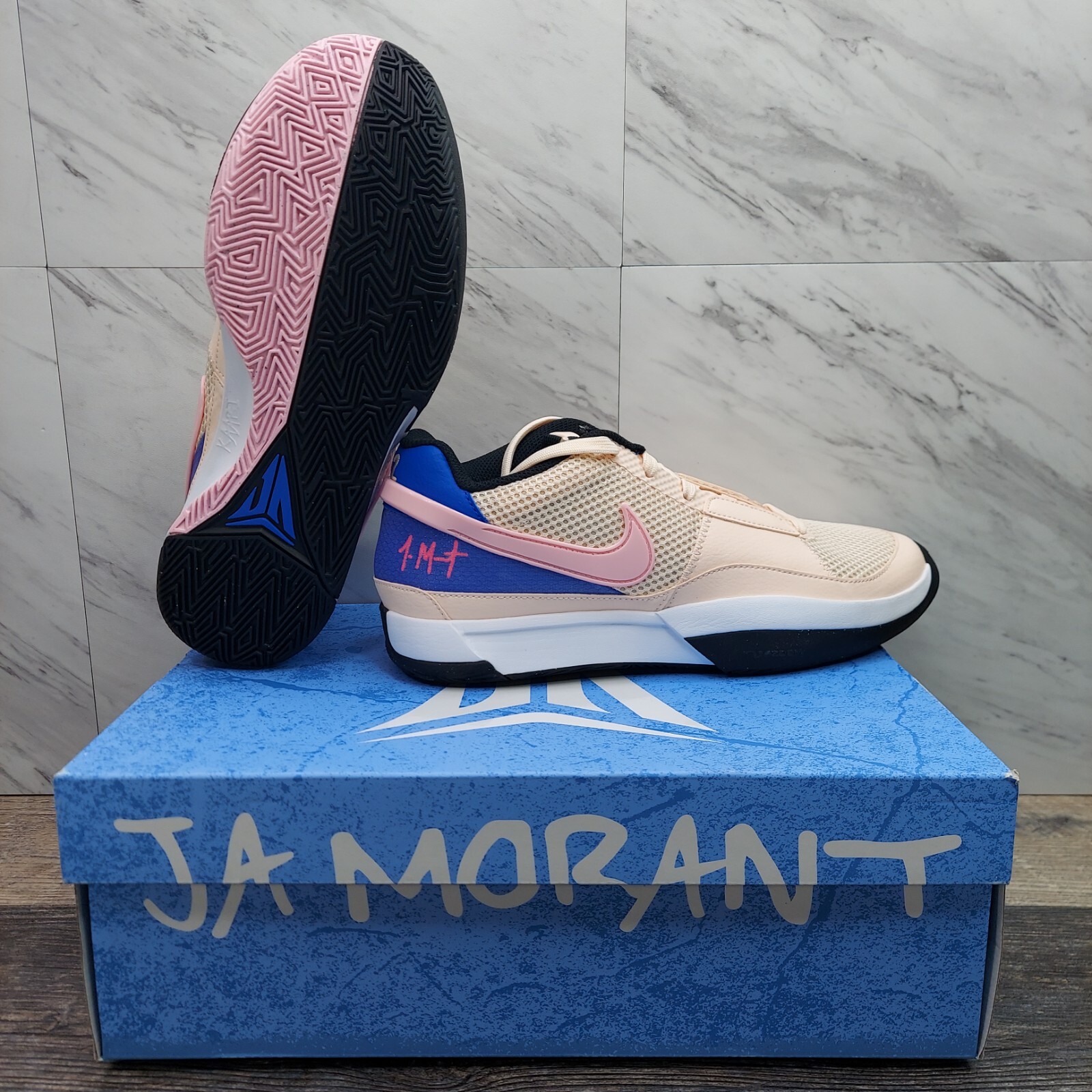Nike Ja 1 Guava Ice Pink White Black Ja Morant Basketball DR8785 802 ...