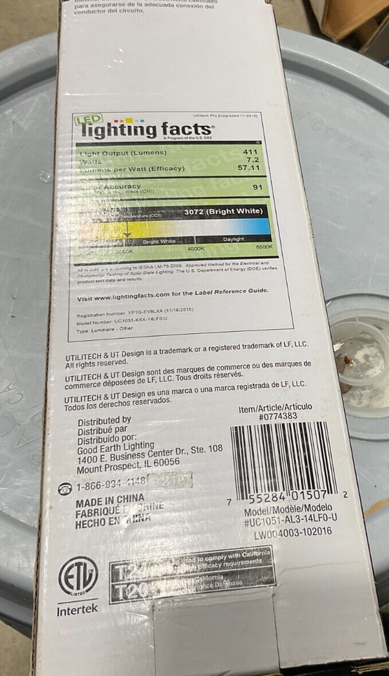 Utilitech Pro Led Designers Undercabinet Light Bar 14in - #0774383 | eBay