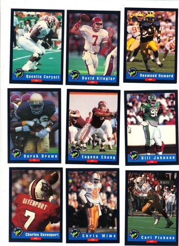 1992 Classic 100-card NFL Draft Picks Football Set Desmond Howard ++ | eBay