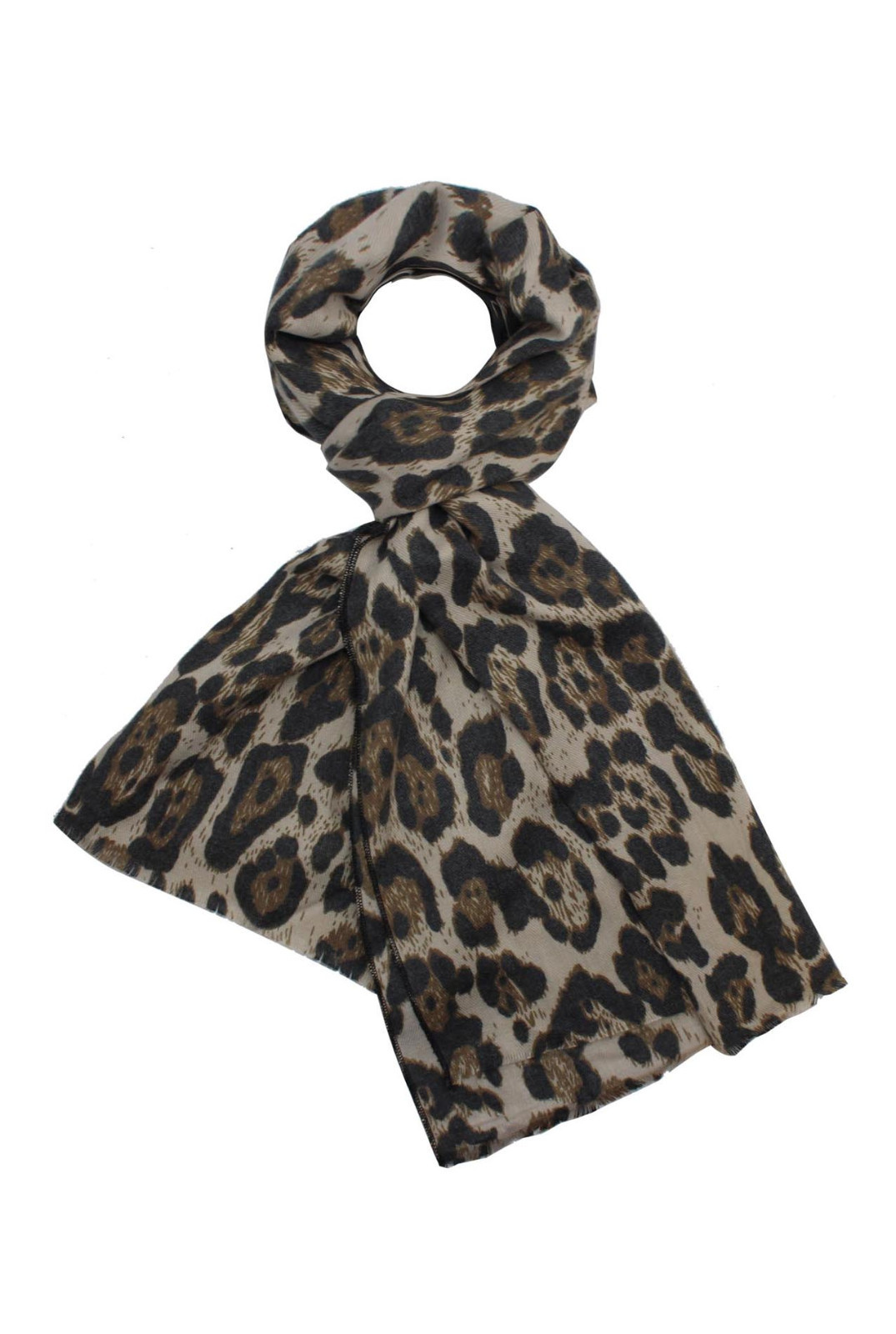 NEW Animal Leopard Print Scarf Shawl Long Large Warm Soft Wool Winter ...