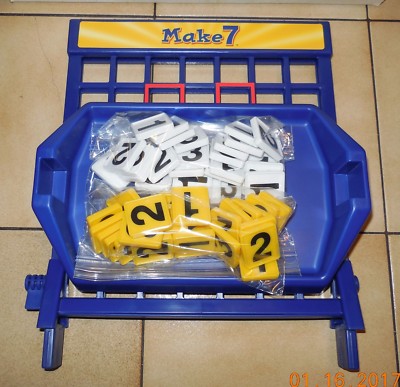 Make 7 Game-THINK AHEAD NUMBER TILE GAME AGES 7-ADULT 100% Complete | eBay