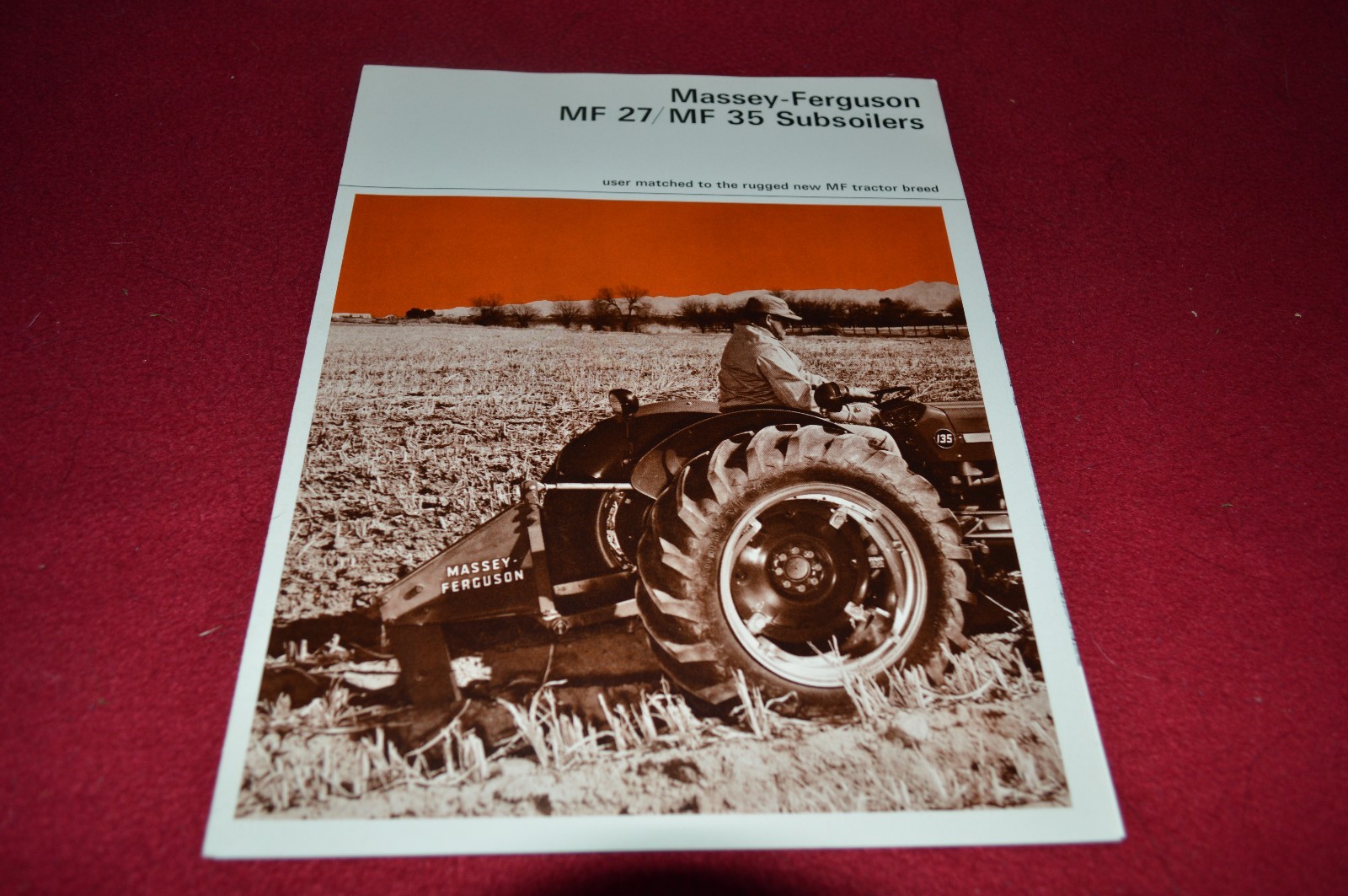 Massey Ferguson 27 35 Subsoiler Dealers Brochure YABE13 | eBay