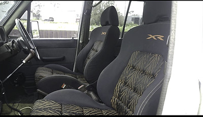 XR6 Falcon Seat Adapter Kit to suit 60 series Land Cruiser with OEM ...