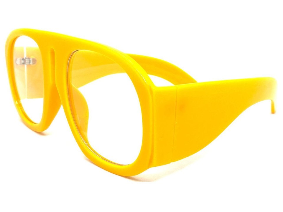 OVERSIZED Classic Retro Clear Lens EYE GLASSES Big Huge Super Thick ...