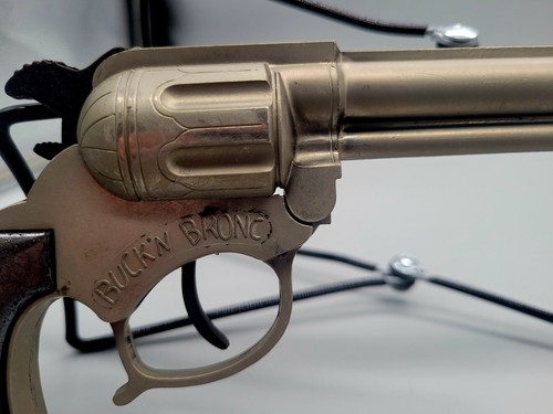 BUCK'N BRONC SHOOT'N IRON VINTAGE TOY CAP GUN SCHMIDT w/ORIGINAL BOX ...
