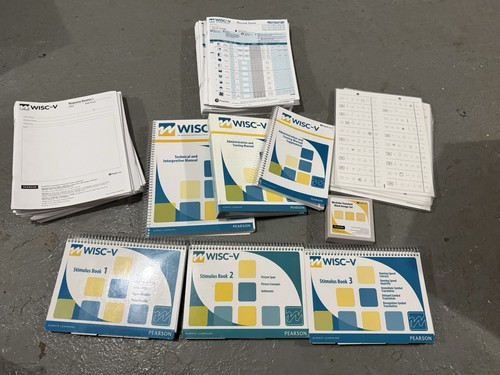 WISC-V Complete Kit Wechsler Intelligence Scale for Children | Fifth ...