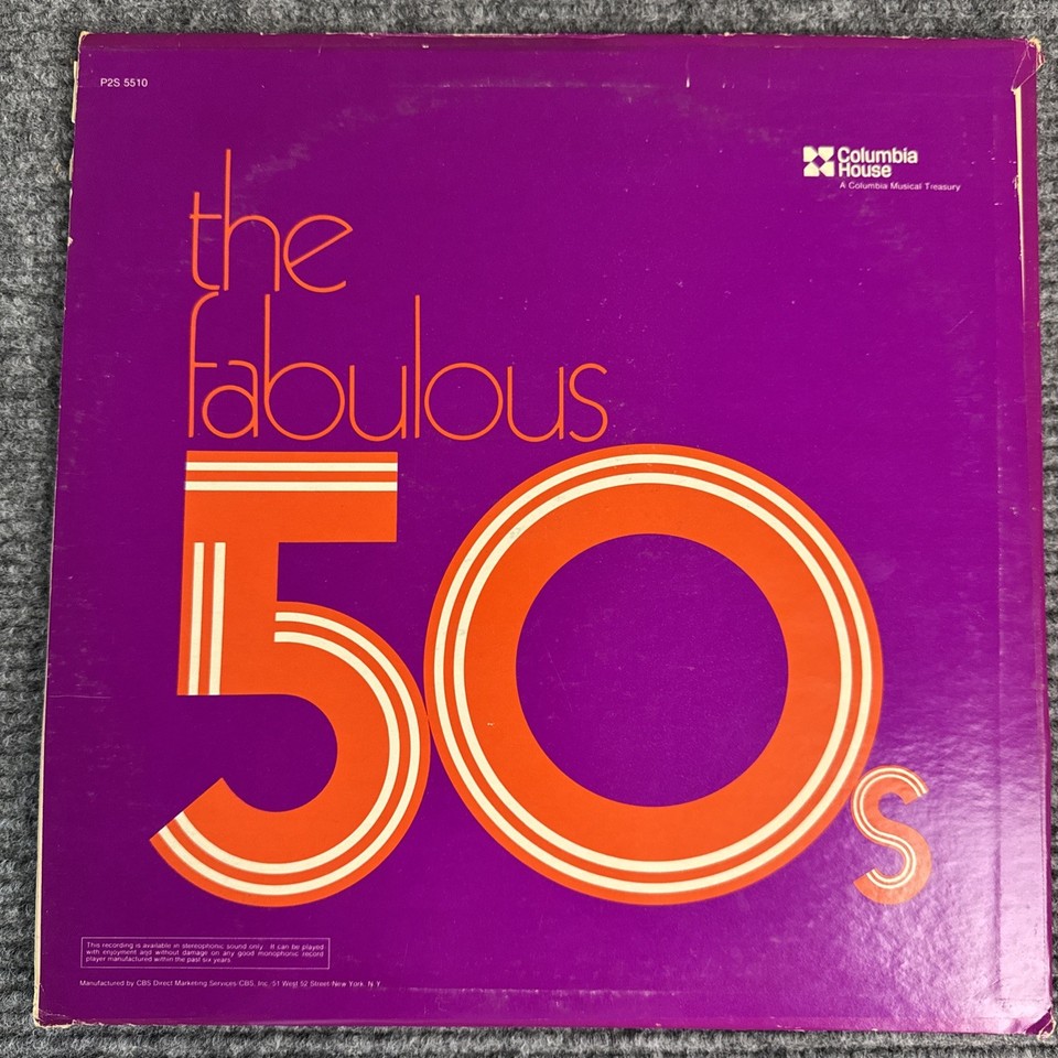 The Fabulous 50s Vinyl Record Columbia House 2 LPs | eBay