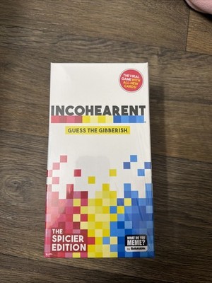 Incohearent : Guess the Gibberish Game - Spicier Edition Party Game NEW ...