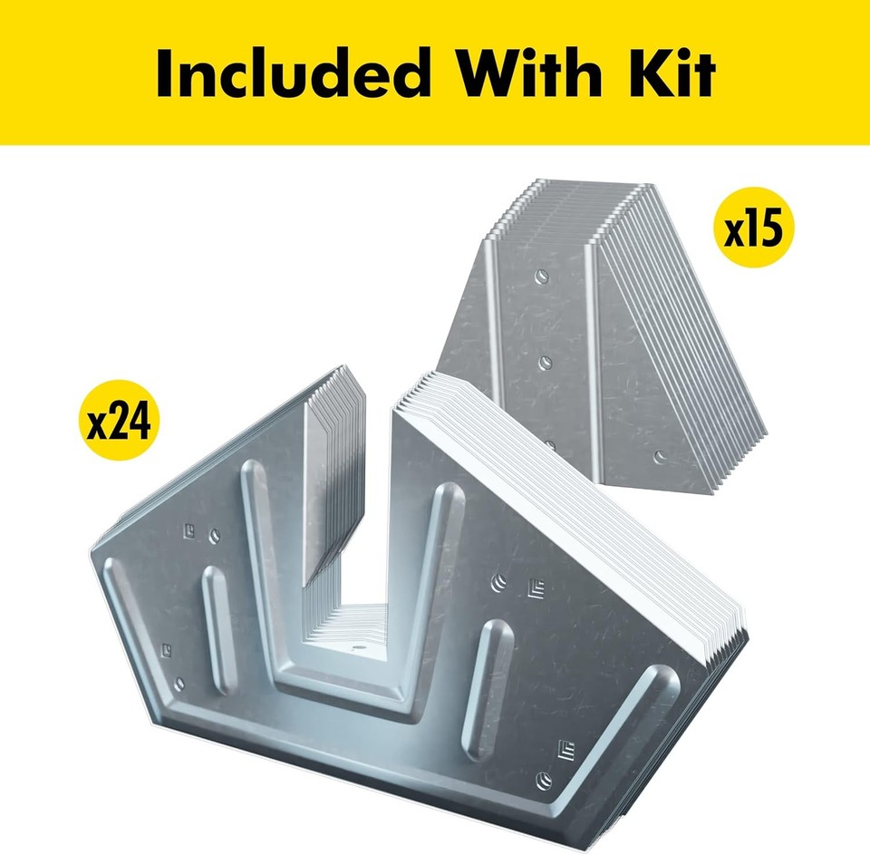 2x4basics 90192MI Custom Shed Kit with Peak Roof, 2x4 Gray, Ivory | eBay