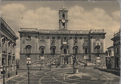 Rome Campidoglio 1964 Italy Capitoline Hill Italy Postcard 4x6 Stamped ...