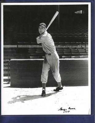Ted Williams George Brace 8x10 B&W Rookie Photo Boston Red Sox Baseball ...