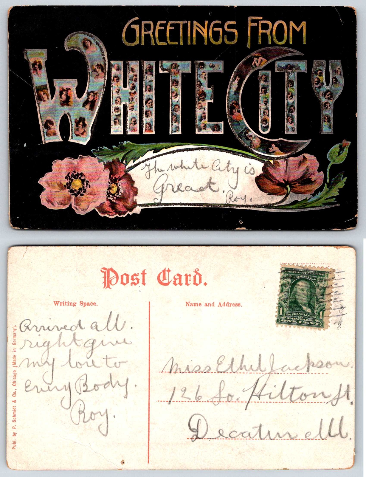 Chicago WHITE CITY GREETINGS PRETTY WOMEN & BABIES Postcard e292 ...
