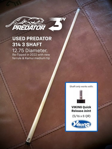 Predator 314-3 Shaft 12.75mm for Viking QR Joint (only works w/Viking ...