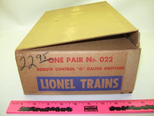 Lionel No. 022 One Pair Remote Control "O" Gauge Switches | eBay