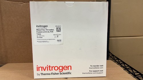 Invitrogen AM12275, Thin-walled, frosted lid, RNase-free PCR tubes (0.5 ...