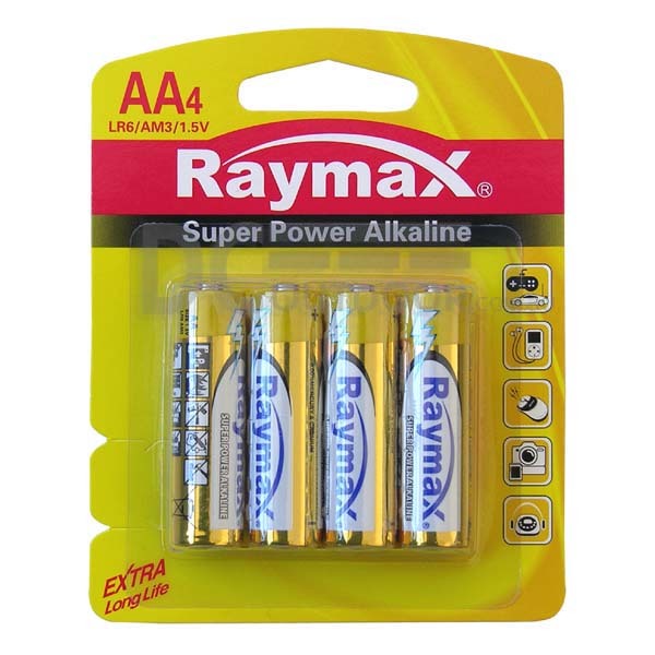 Raymax® 1.5V Super Alkaline AA / AAA Battery - 4 PCS PACK | eBay