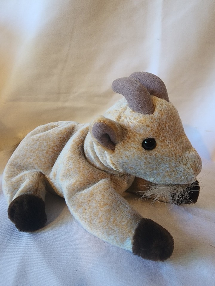 Rare Ty Beanie Baby Goatee the Goats, Born on November 4, 1998 Error ...
