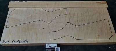 Curly Maple Extra- Fancy Rifle Double Rifle twin stock set Luxus Walnut ...