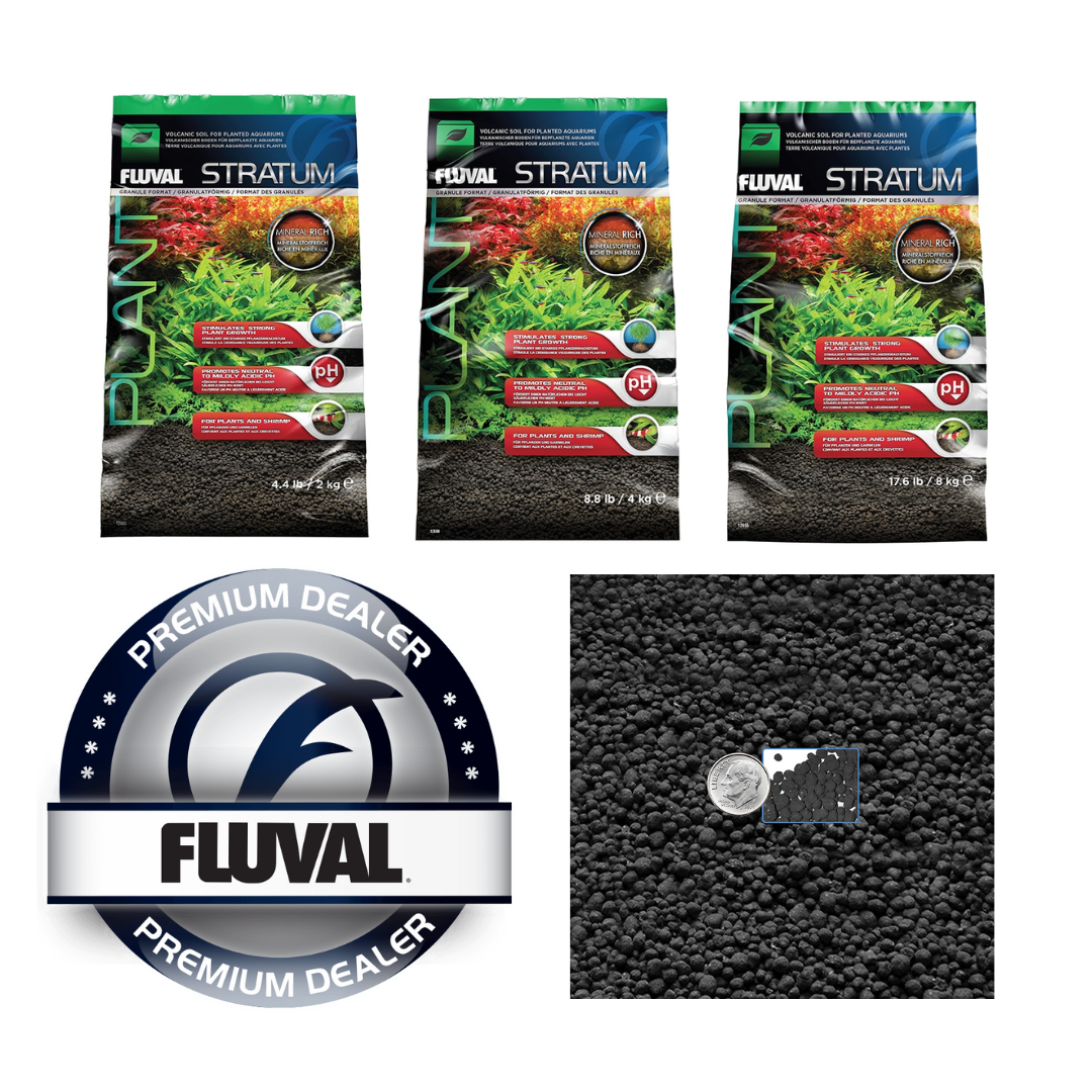 Fluval Stratum Substrate Plant & Shrimp Volcanic Soil For Planted ...