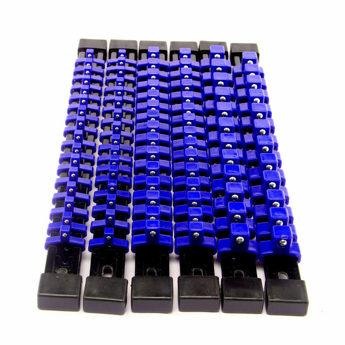 6pcs ABS Socket Organizer Mountable Sliding Rail Rack Holder Storage 1/ ...