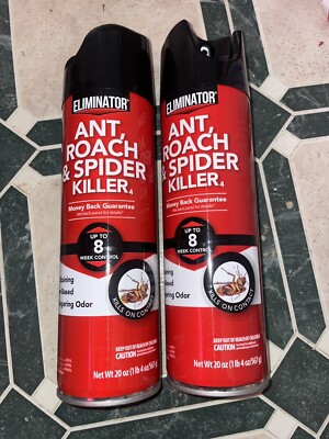 Eliminator Ant, Roach Spider Killer 2 Pc , 20 OZ, in & outdoor Kills On ...