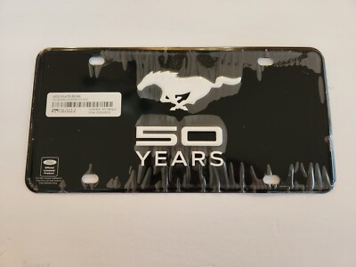Ford Mustang 50 Year Commemorative license plate, Ford Official ...