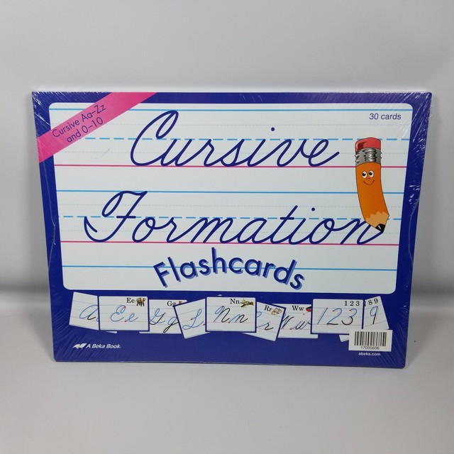 A Beka Book Cursive Formation Flashcards New Sealed | eBay