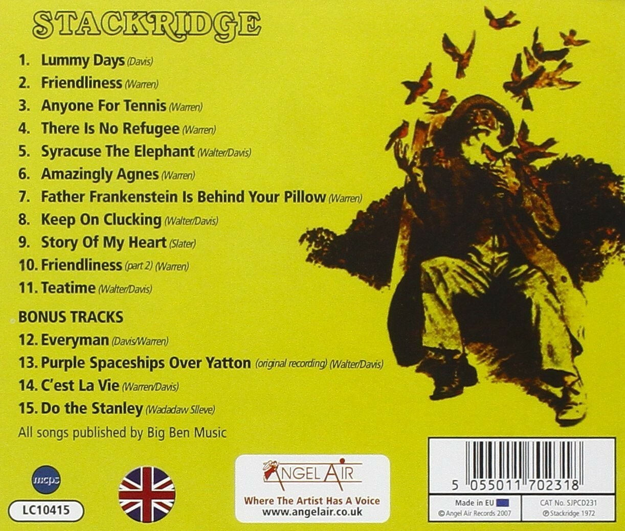 STACKRIDGE - FRIENDLINESS - ORIGINAL RECORDING REMASTERED - CD NEW! 5055011702318 | eBay Australia